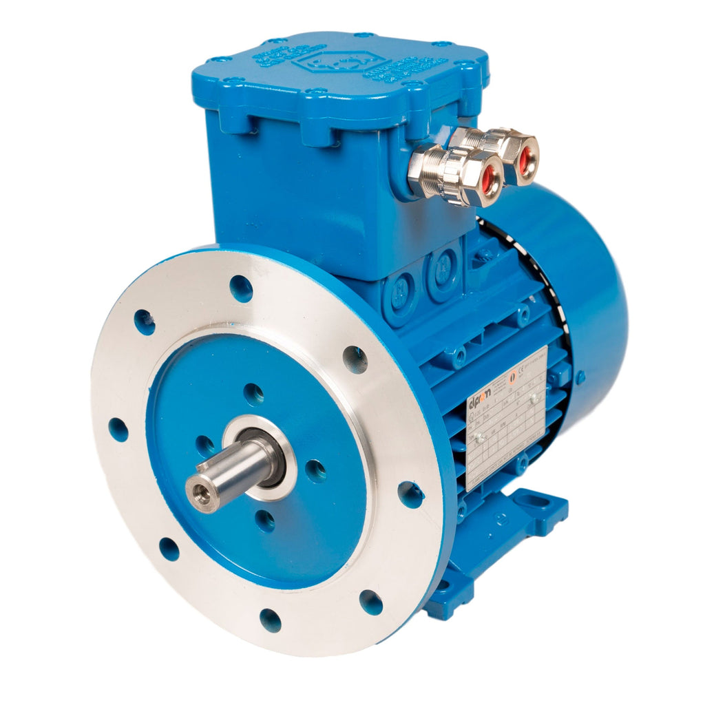 2.2kW ATEX Motor 2P B35 - Zone 1 - ELPROM/ORANGE1 - 230V-415V IE3 - 90 ...
