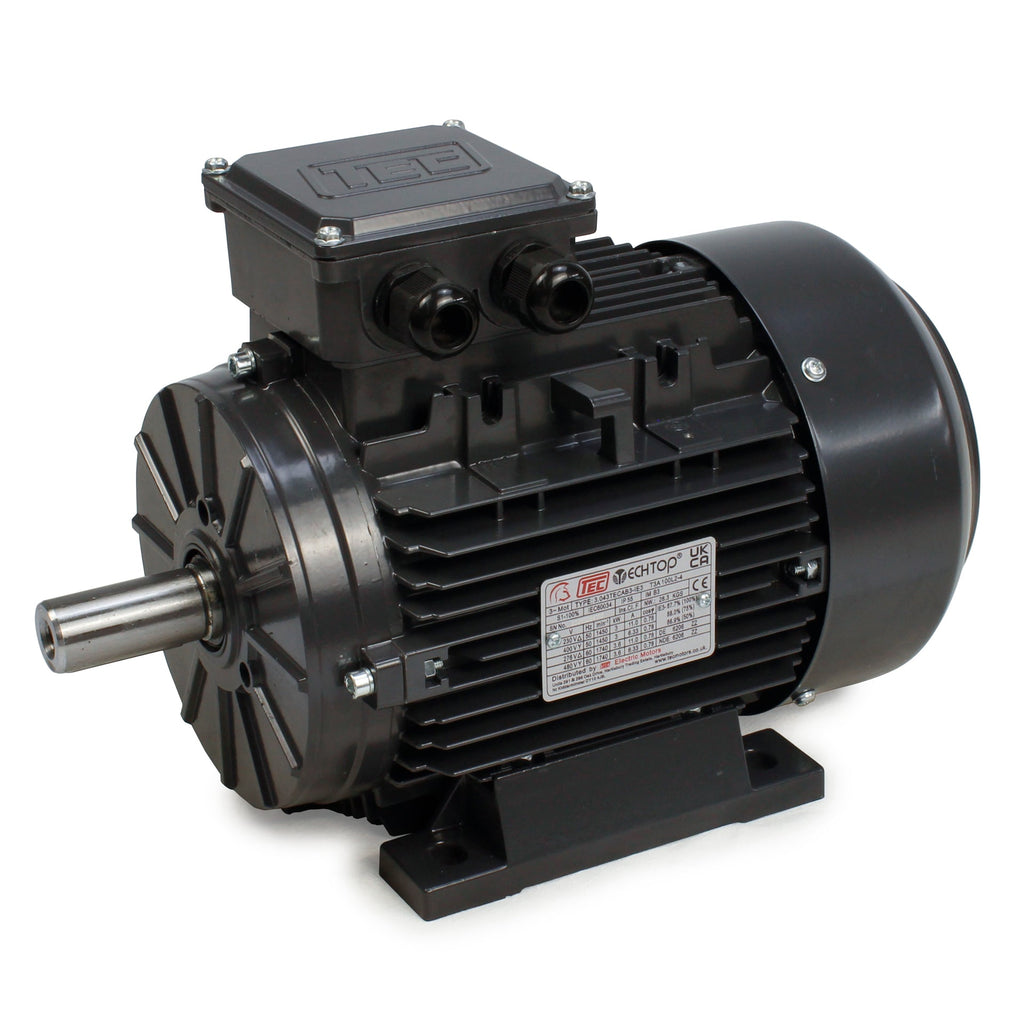 2.2kW Motor 6P 230V-415V IE3 112 Frame - Aluminium - TEC - B3 | ACDC Drives