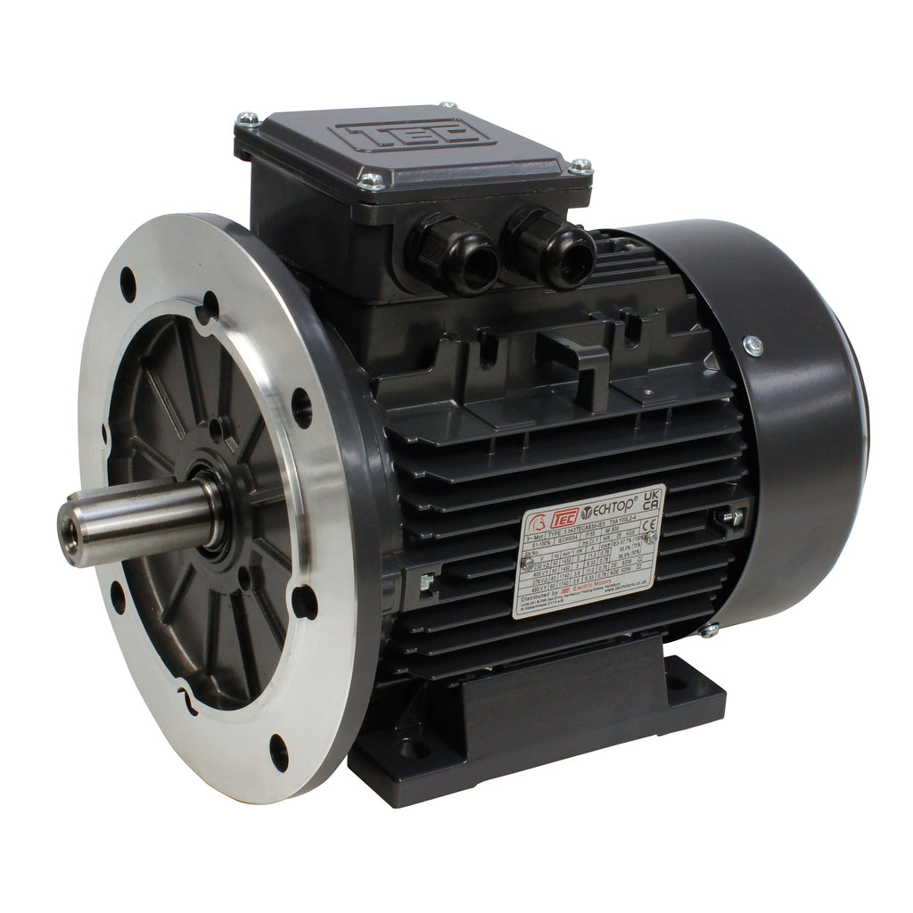 3kW Motor 6P 230V-415V IE3 Compact 112 Frame - Aluminium - TEC - B35 ...