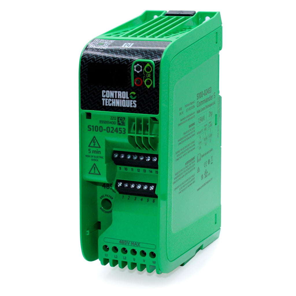 Commander S100 Control Techniques AC Drive Three Phase (3PH) 230VAC ...