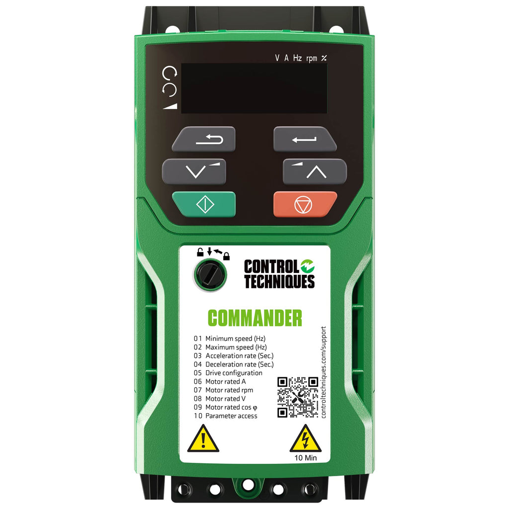 Commander C300 0.75kW Single Phase AC Inverter | 230VAC | ACDC Drives